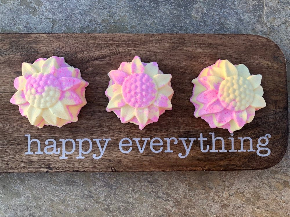 Sunflower Bath Bombs 4 Pack | Little Farmyard
