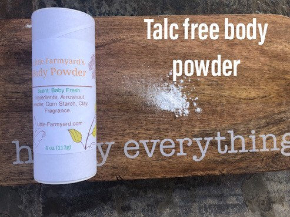 Talc free body powder | Little Farmyard
